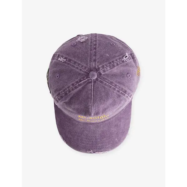 DUKE + DEXTER Midnight Chateau Graphic-print Cotton Cap