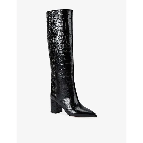 Paris Texas Anja 70 Leather High-leg Boots