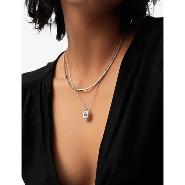 MISSOMA Sterling- And Crystal Pendant Necklace