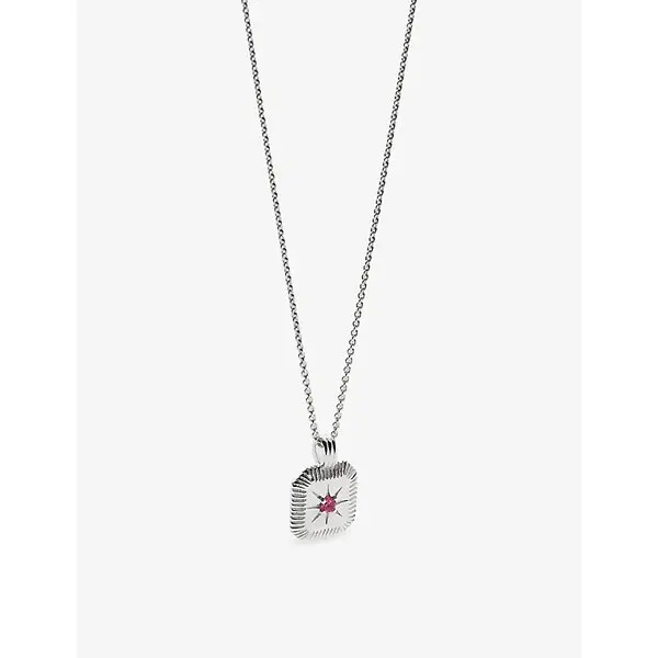 MISSOMA Sterling- And Crystal Pendant Necklace