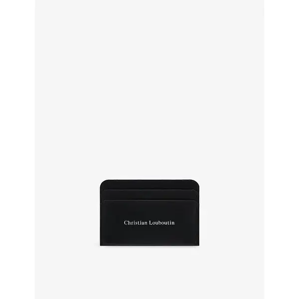 CHRISTIAN LOUBOUTIN Canopy Leather Card Holder