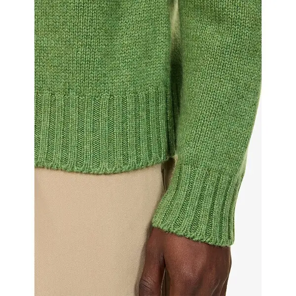 UMIT BENAN Cashmere Crew-neck Jumper - Grass