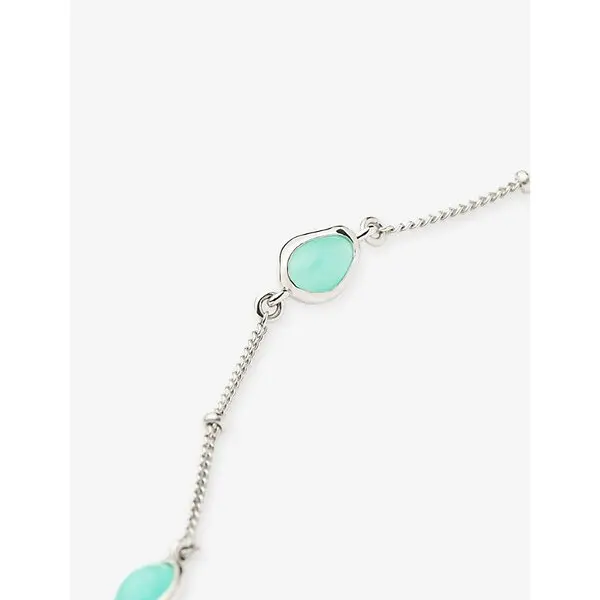 MISSOMA Magma Gemstone Plated Sterling- And Amazonite Charm Choker