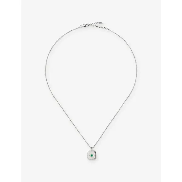 MISSOMA May Birthstone Sterling- And Crystal Pendant Necklace - Silver