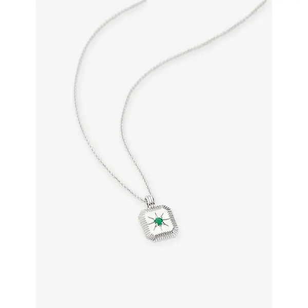 MISSOMA May Birthstone Sterling- And Crystal Pendant Necklace