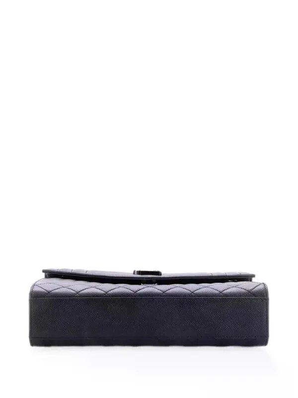 Saint Laurent Classic Monogram Envelope Satchel Mixed Matelassé Leather Medium Shoulder Bag