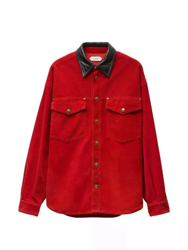 Versace Corduroy Velvet Blouson