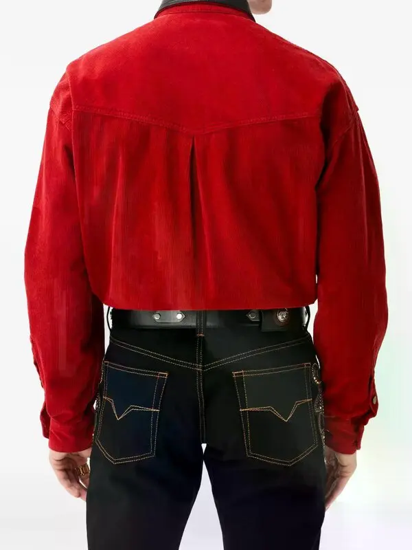Versace Corduroy Velvet Blouson