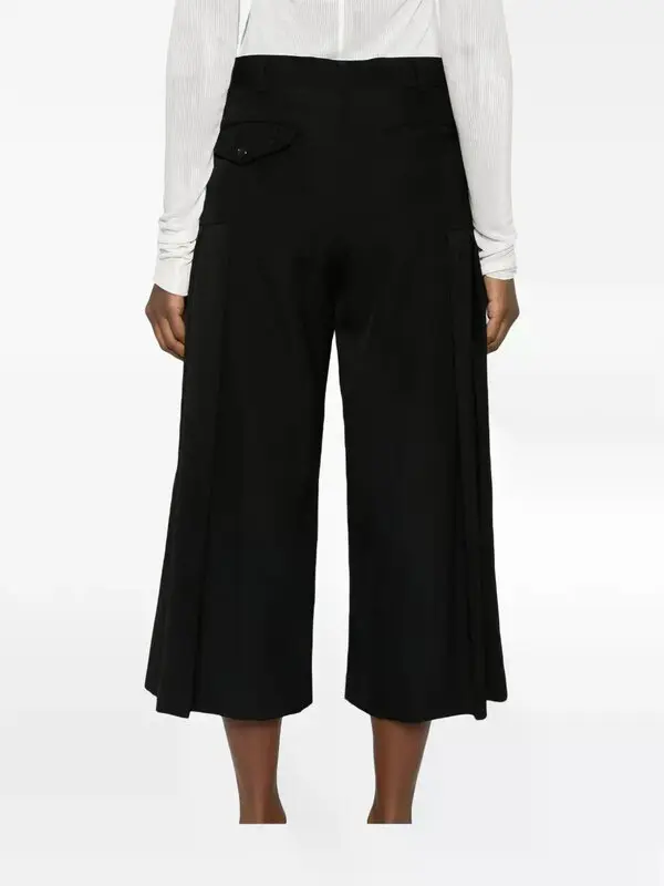 Comme Des Garçons Pleated Wide-leg Trousers