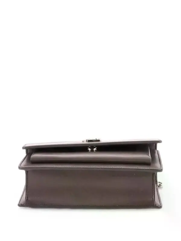 Saint Laurent Sunset Chain Wallet Leather Crossbody Bag