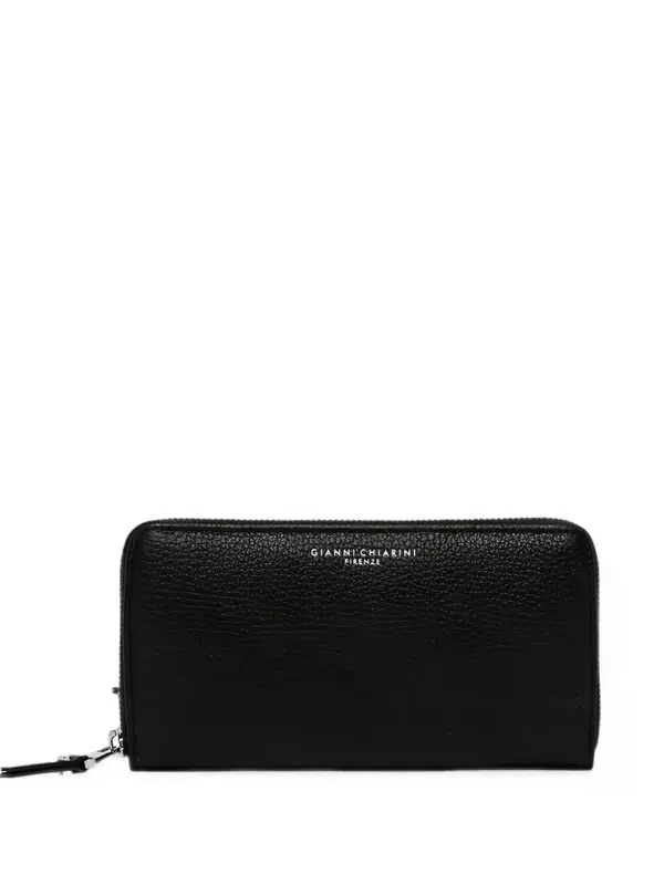 GIANNI CHIARINI Logo-print Leather Wallet - Black