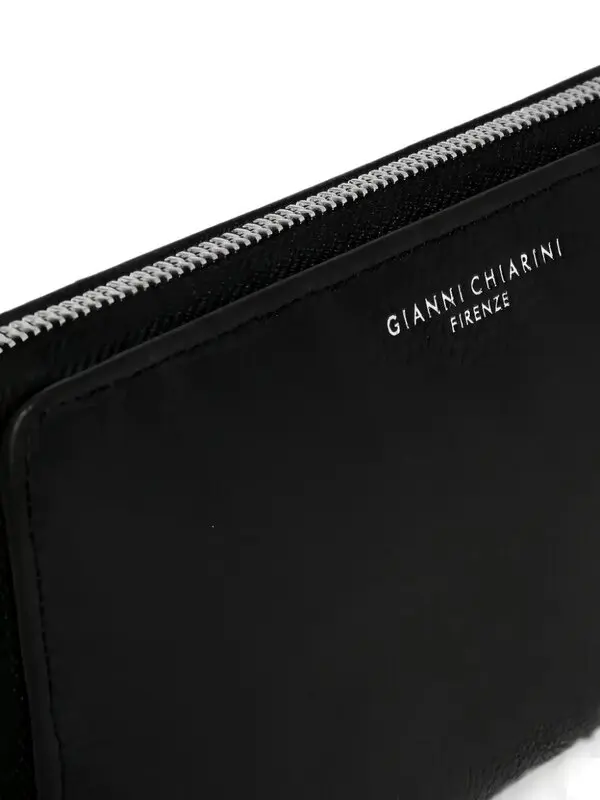 GIANNI CHIARINI Logo-print Leather Wallet