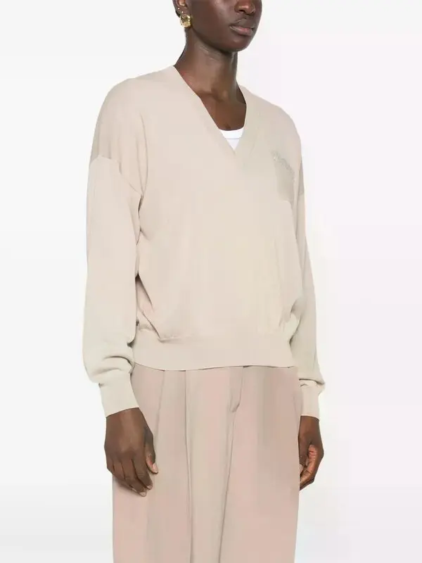 Peserico V-neck Pocket Sweater