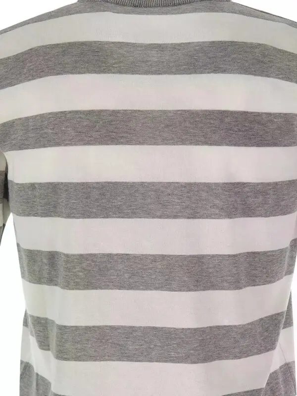 KANGRA Striped Cotton T-shirt