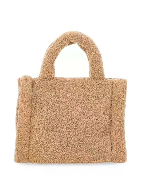 COLMAR Teddy-effect Logo-patch Tote Bag