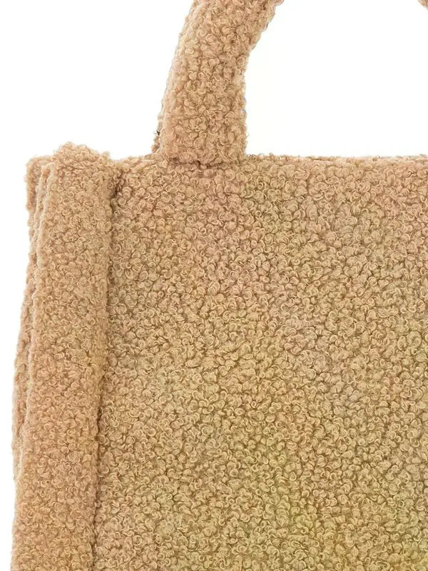 COLMAR Teddy-effect Logo-patch Tote Bag