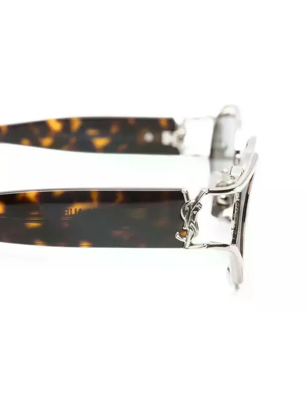 Saint Laurent Cassandre Tortoiseshell-effect Sunglasses