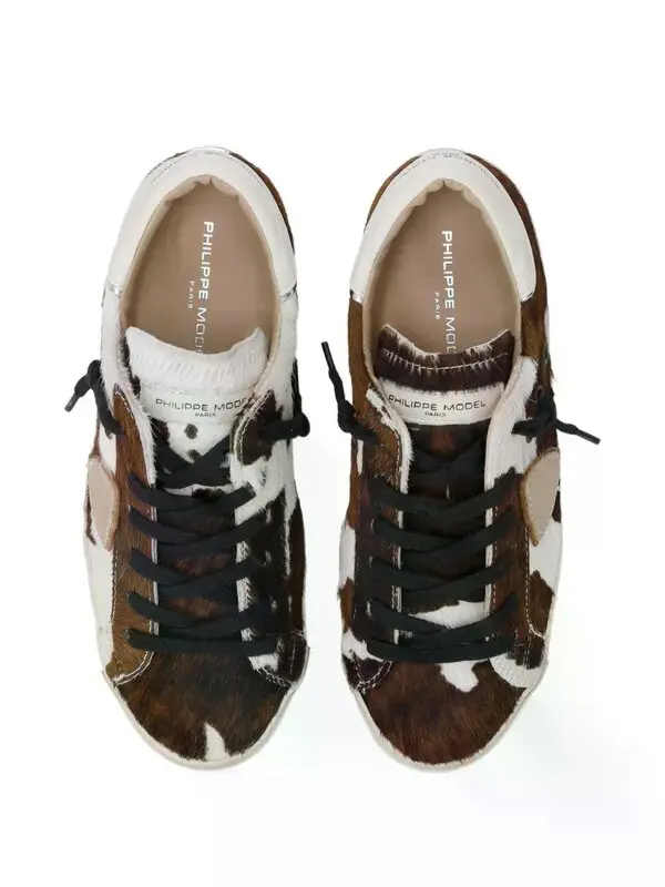 Philippe Model Prsx Cow-print Sneakers