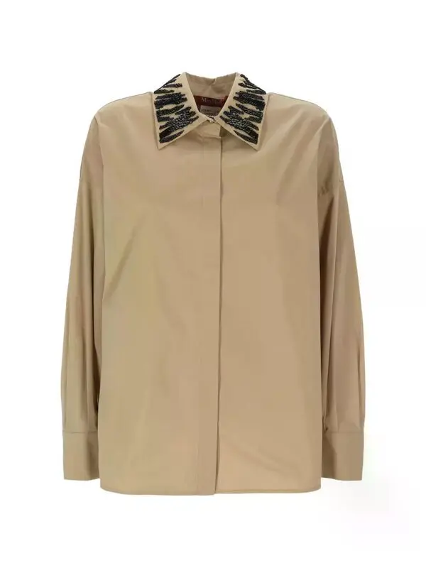 Max Mara Bead-embellished Shirt