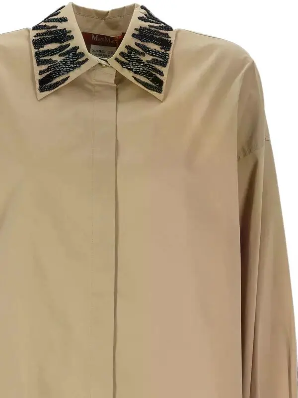 Max Mara Bead-embellished Shirt