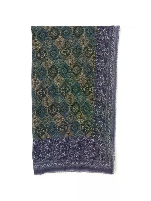 SGOMBERO CANTINE Paisley-print Floral-print Scarf