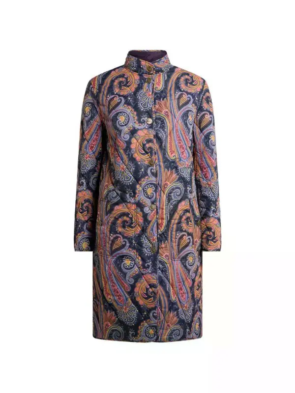 Etro Quilted Paisley Coat