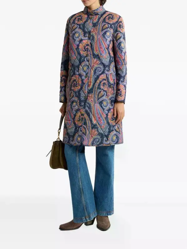 Etro Quilted Paisley Coat