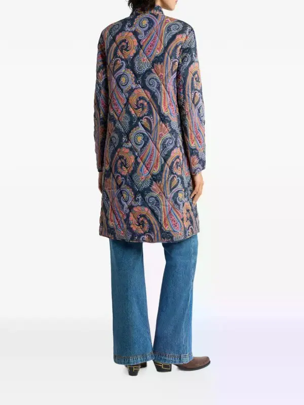 Etro Quilted Paisley Coat