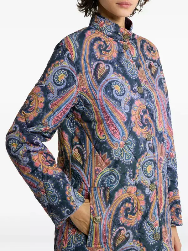 Etro Quilted Paisley Coat