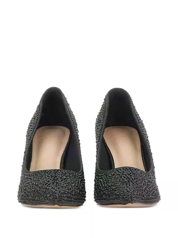 TWENTY FOURHAITCH Rhinestone-embellished Pointed-toe Pumps