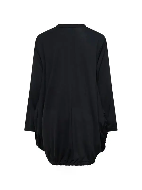 Comme Des Garçons Draped Ruffled Top