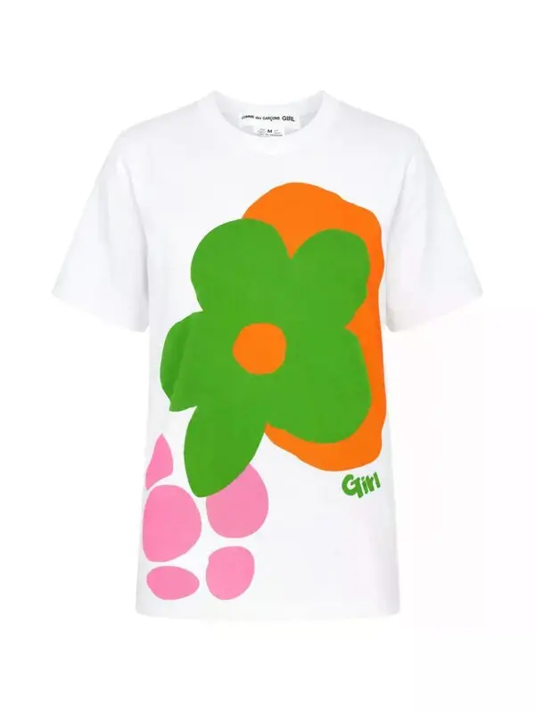 Comme Des Garçons Floral-print T-shirt