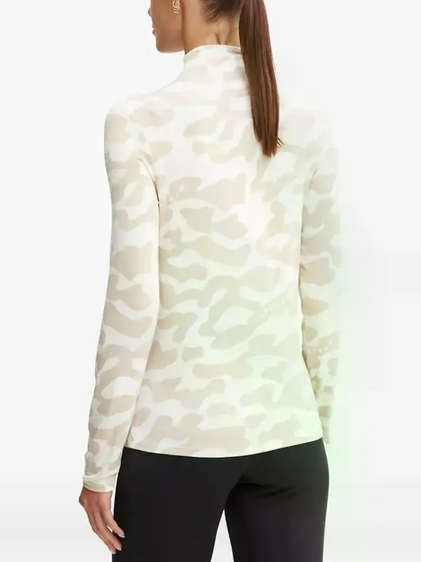 SPORTALM Abstract-print High-neck Top
