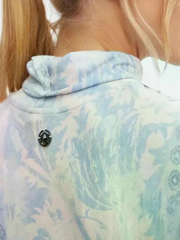 SPORTALM Paisley-print High-neck Top