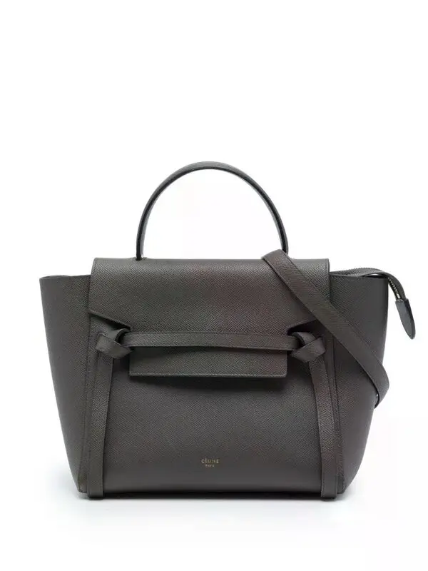 Celine Grained Calfskin Belt Bag Satchel