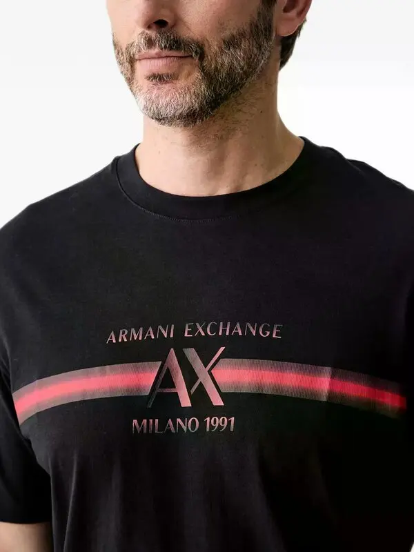 Armani Exchange Logo-print Crew-neck T-shirt
