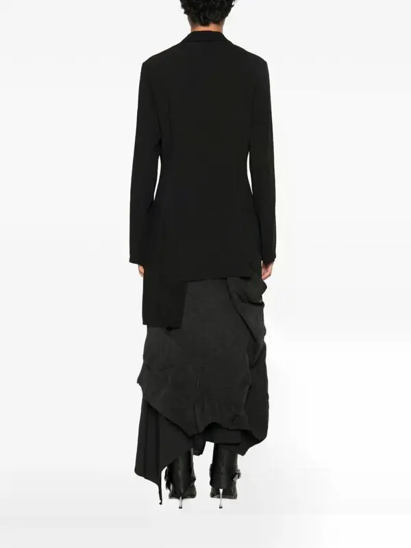 Yohji Yamamoto Asymmetric-hem Blazer