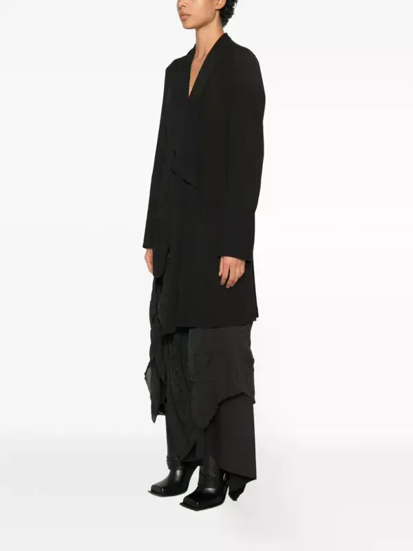 Yohji Yamamoto Asymmetric-hem Blazer