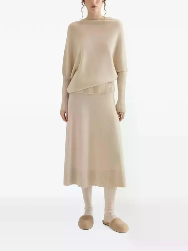 Agnona Asymmetrical Cashmere Sweater