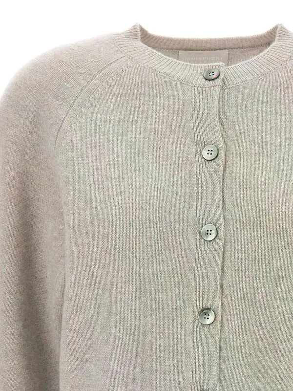 Hemisphere Cropped Raglan-sleeve Cardigan