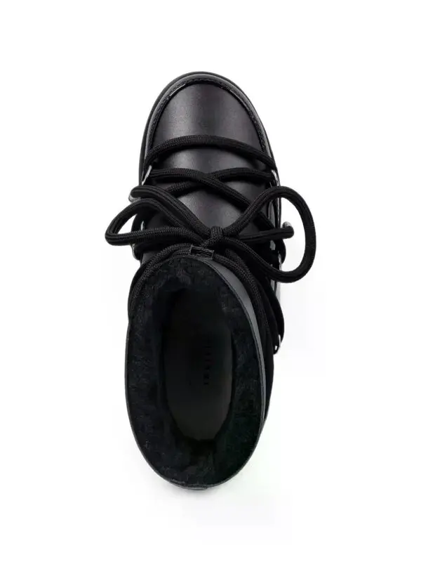Inuikii Patent-panelled Lace-up Boots