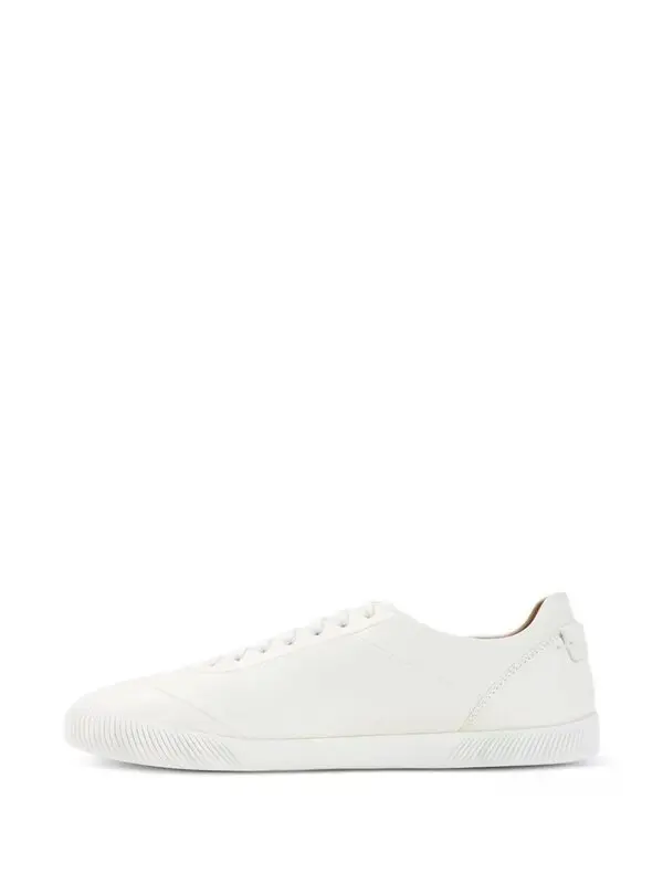 Giorgio Armani Logo-embossed Leather Sneakers
