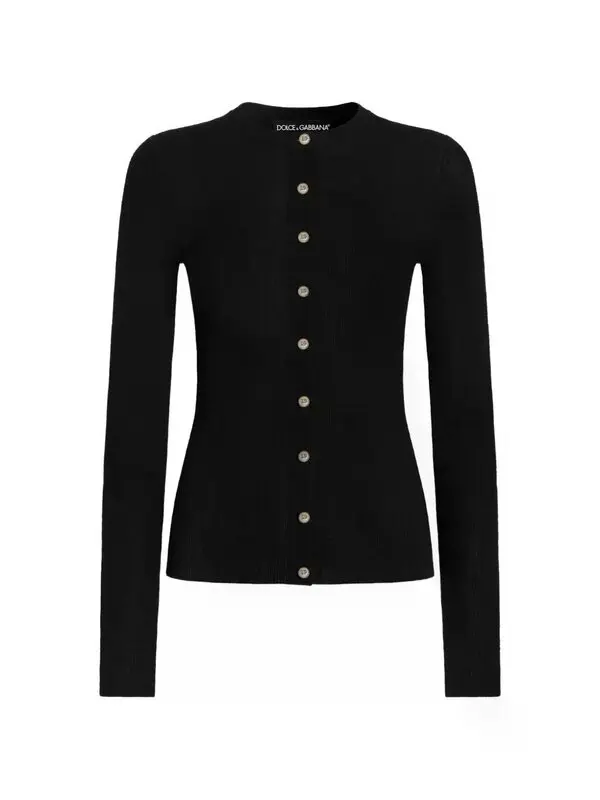 Dolce & Gabbana Cashmere Ribbed Cardigan