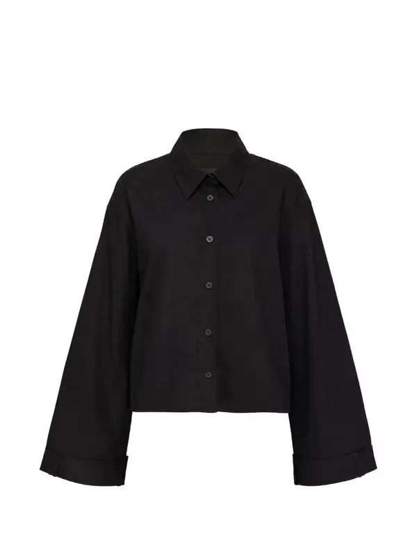 LEE MATHEWS Rennie Wide-sleeve Cotton Shirt