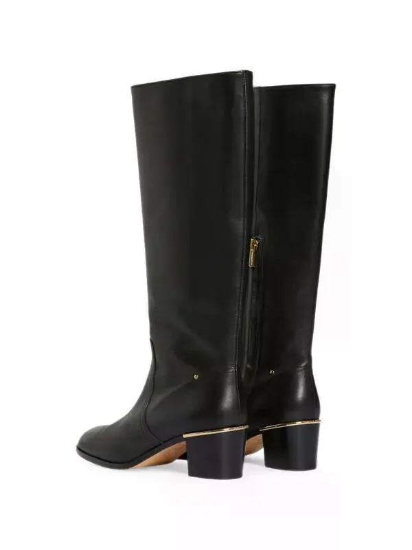 Vanessa Bruno Gold-tone Hardware Knee-high Boots