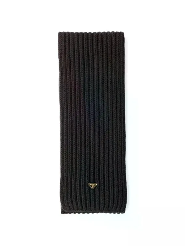 Prada Wool Scarf - Brown