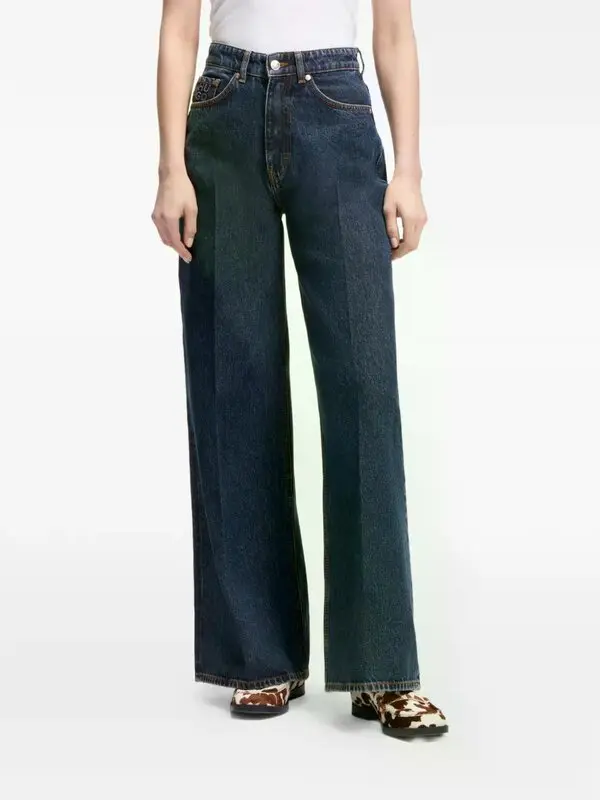 Hugo Wide-leg Denim Trousers