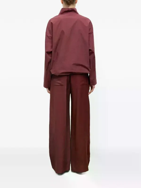 LESET Kyoto High-neck Drawstring Jacket - Red