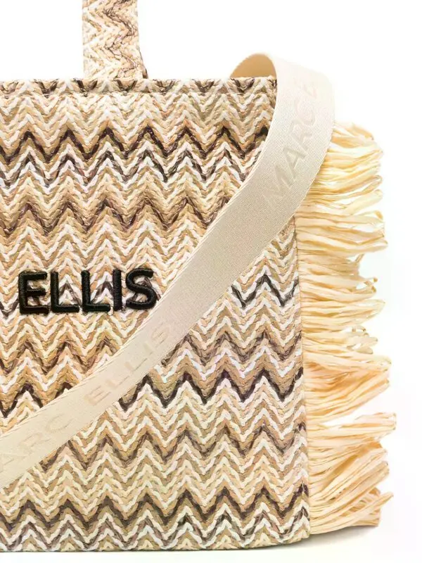 MARC ELLIS Buby Fringed-trim Tote Bag