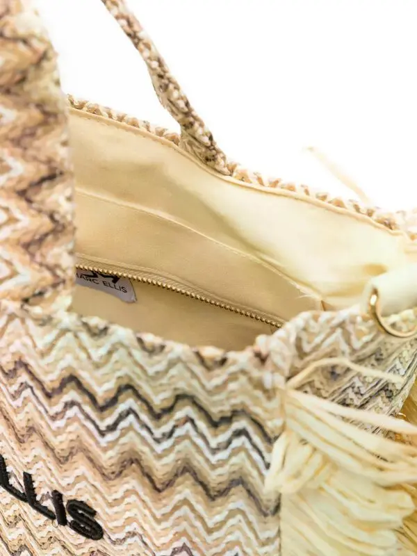 MARC ELLIS Buby Fringed-trim Tote Bag